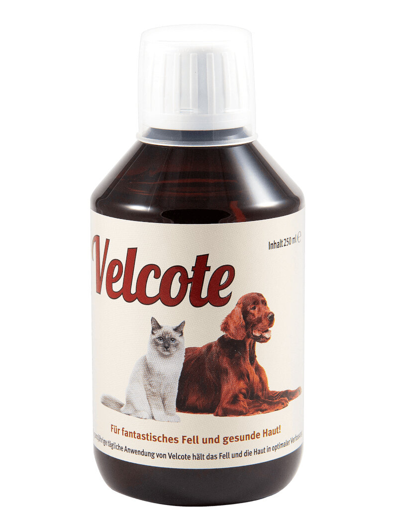 GRAU Velcote, масло холодного отжима для улучшения состояния шерсти собак и кошек, 250 мл