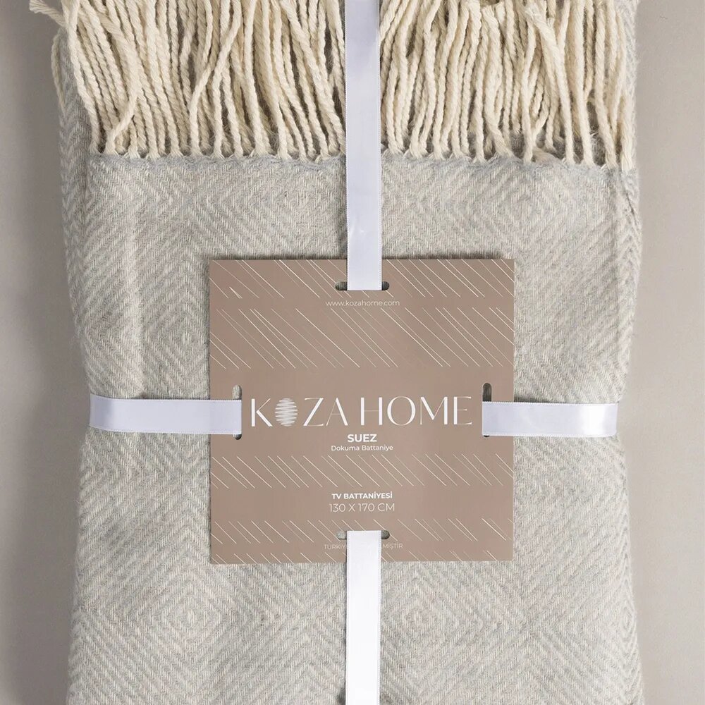 Koza Home Покрывало, Шерсть с размерами: 220 см х 180 см