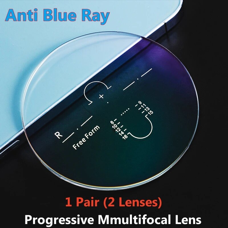 TFTB прогрессивные мультифокальные линзы антисиний луч 1.61