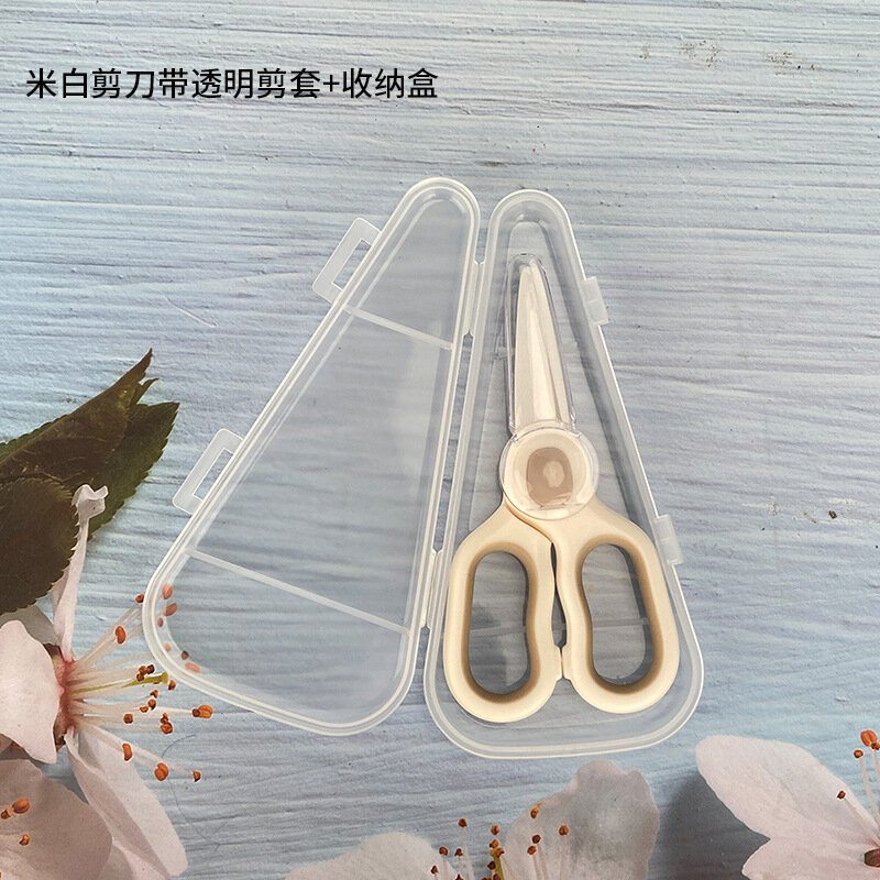 Керамические ножницы, детский нож для прикорма, керамическая ложка, портативный набор из четырех предметов, нож из циркония, ножницы для детского питания