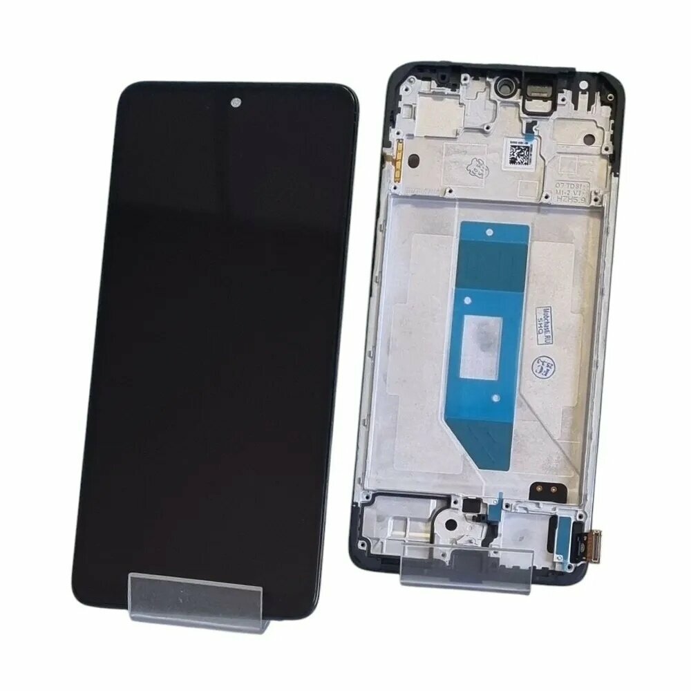 Дисплей Xiaomi Redmi Note 14 4G (24117RN76O) модуль в черной рамке (In-Cell)