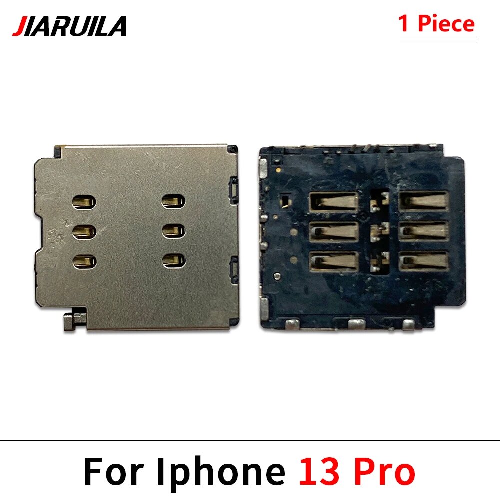 Новый считыватель SIM-карт для iPhone 11, 12, 13, 14, 15, Pro Max Plus, мини-разъем с двумя слотами для SIM-карты, внутренний адаптер с гибким кабелем