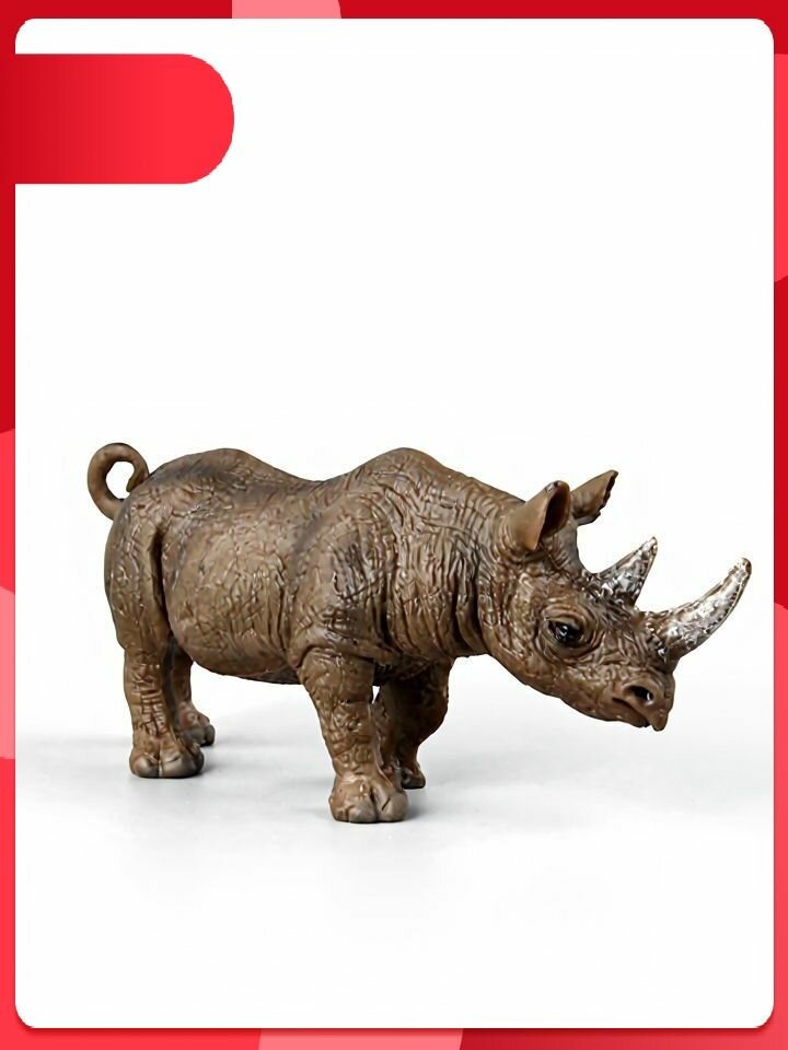 Статуэтка носорога, 128 г, 14x4x6,5 см, арт. 427.