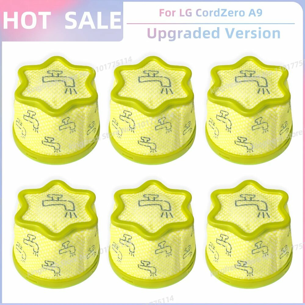 Совместимый пред-фильтр для запчастей пылесоса LG CordZero A9 A958VA A958SA A958IA A938SA A9K Master / Extra A907GMS A905RM A906SM