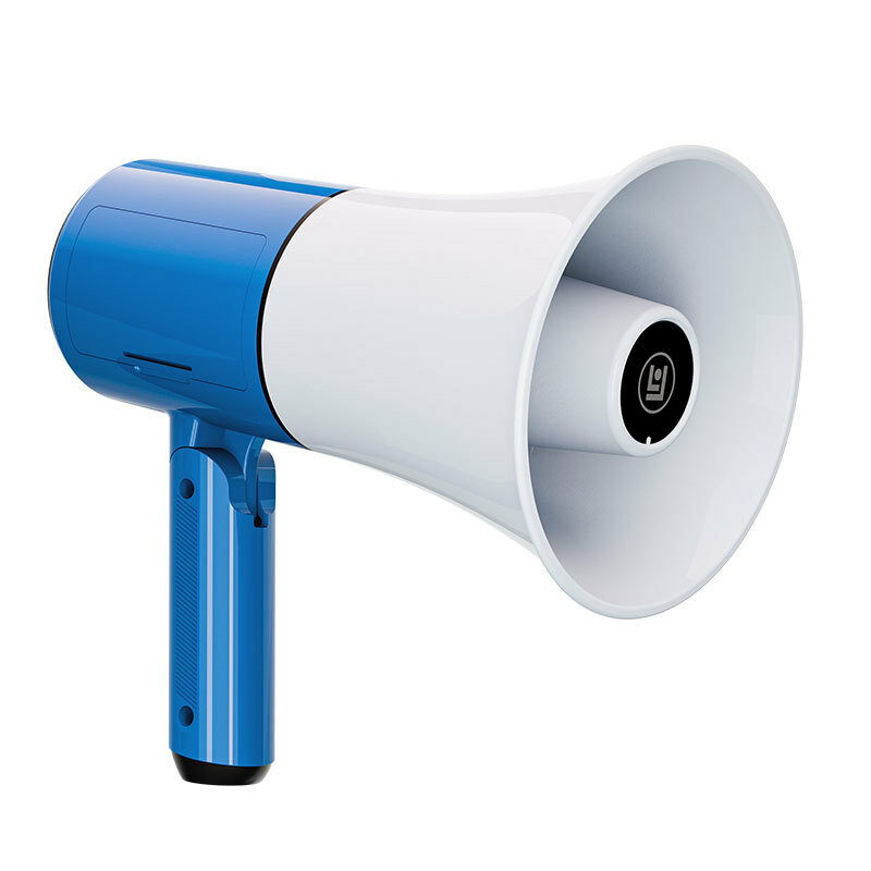 Премиальный Bluetooth ручной мегафон с функцией записи, портативный уличный динамик с карточным слотом, перезаряжаемый усилитель