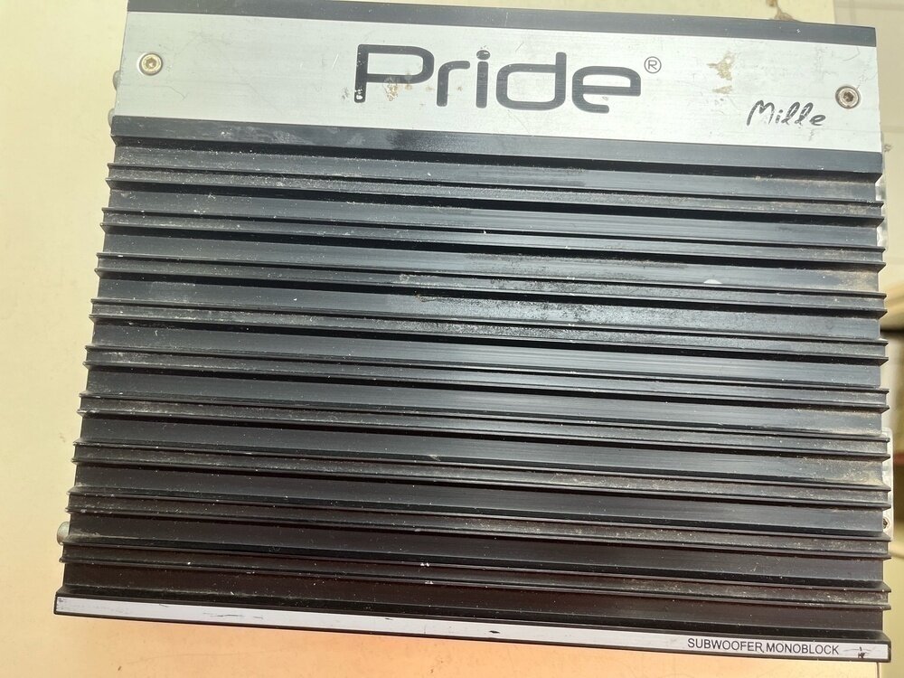 Усилитель автомобильный PRIDE Mille, моноблок, 650Вт (2Ом), КНИ 5%, класс D, Б\У УЦЕНКА4400044847764