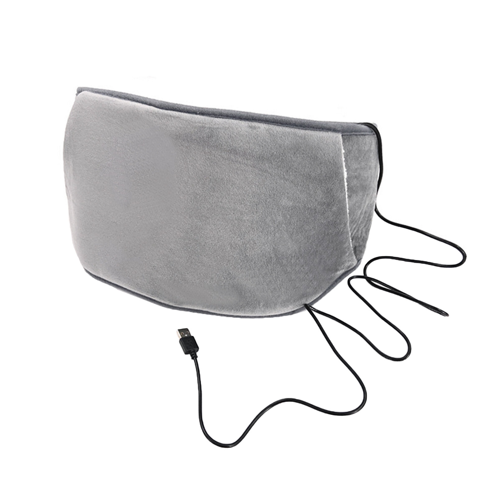 Пояс для пояса с USB электронагревом регулируемый подогревающий подкладка для поясницы USB 5V 2A 9W длина кабеля USB 120cm размер 110*20cm цвет Розовый/Серый (выбор) 1 шт. для снятия боли в пояснице живота ногах при менструальных спазмах