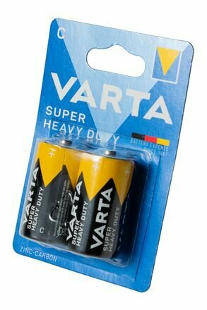 Батарейки 2шт.(1уп.) VARTA SUPER HEAVY DUTY 2014 средние/C/R14
