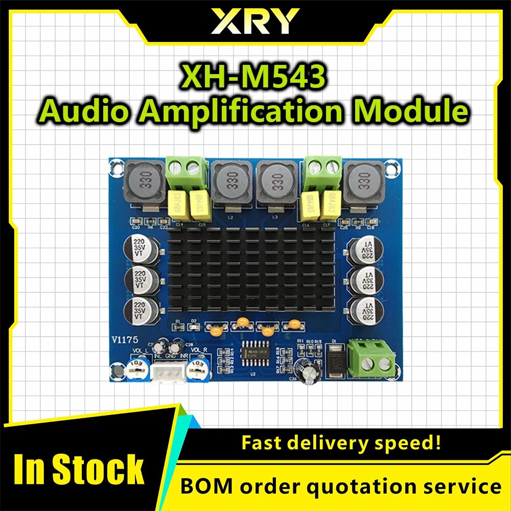 Модуль аудиоусилителя XRY XH-M543 TPA3116D2 2*120 Вт