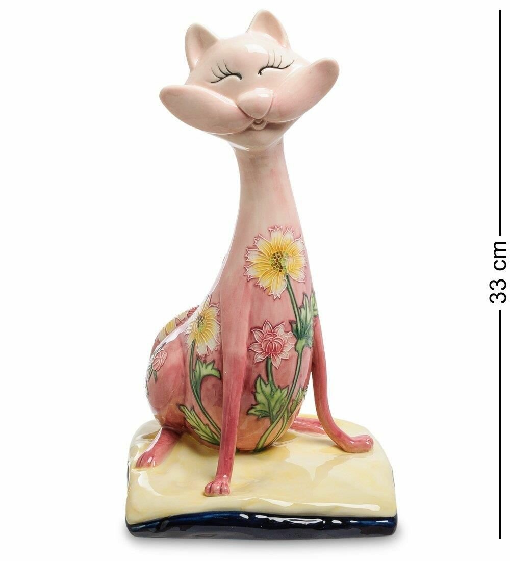 Фигурка настольная Кот (Pavone) A919142 Pavone, Фарфор, в подарок