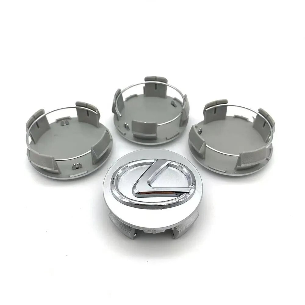 Колпачки заглушки на литые диски Lexus/Лексус 62/56/20 мм 4 шт.