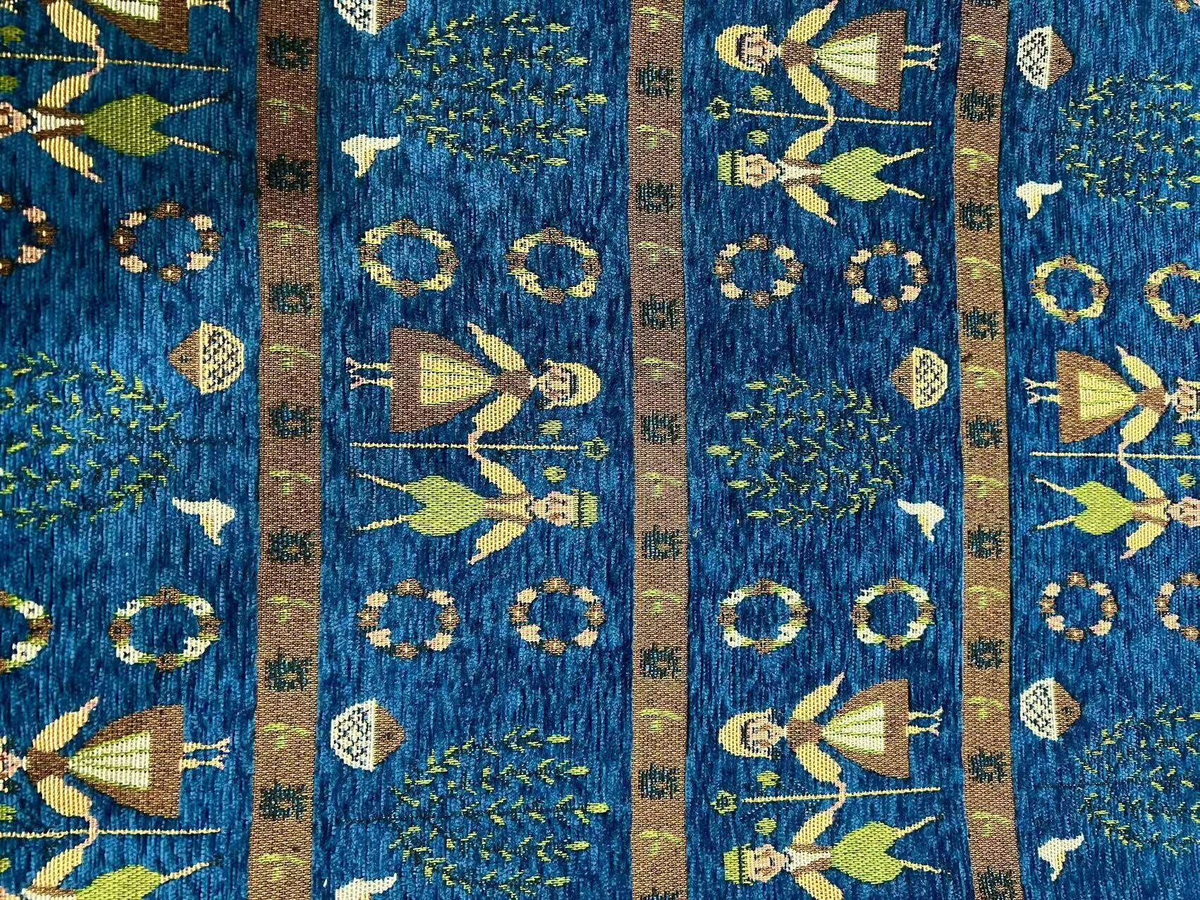 Винтажный этнический стиль, домашний текстиль, узор венка, пряжа-жаккард, ткань для диванных подушек, штор, одежды