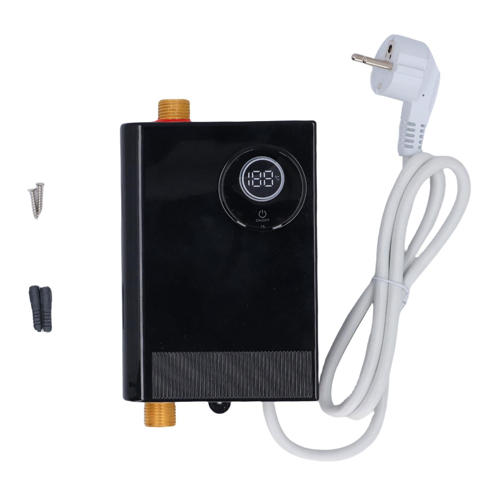 Компактный водонагреватель с сенсорным экраном, степень защиты IPX4, подходит для кухни, ванной комнаты, квартиры, автодома, вилка EU, 220 В.