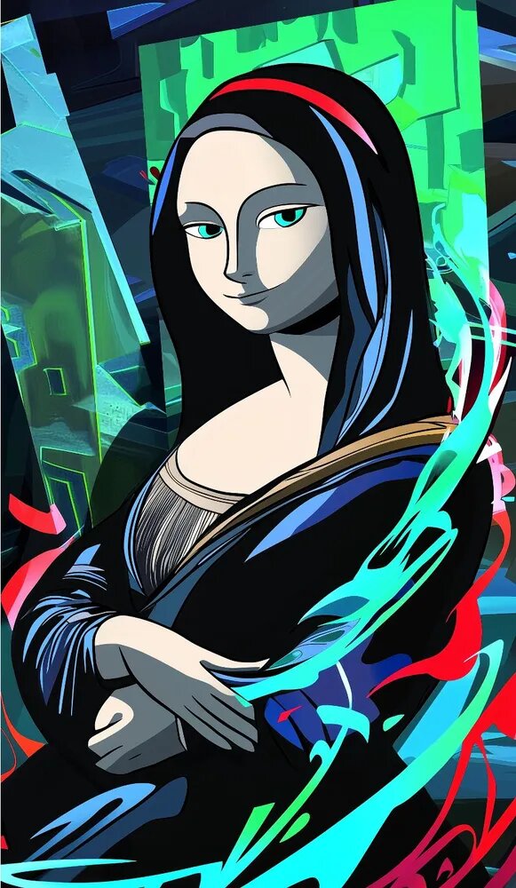 Алмазная Мозаика "Мона Лиза" 40х50 См Алмазная Вышивка / Картина Стразами Подарков / Украшения