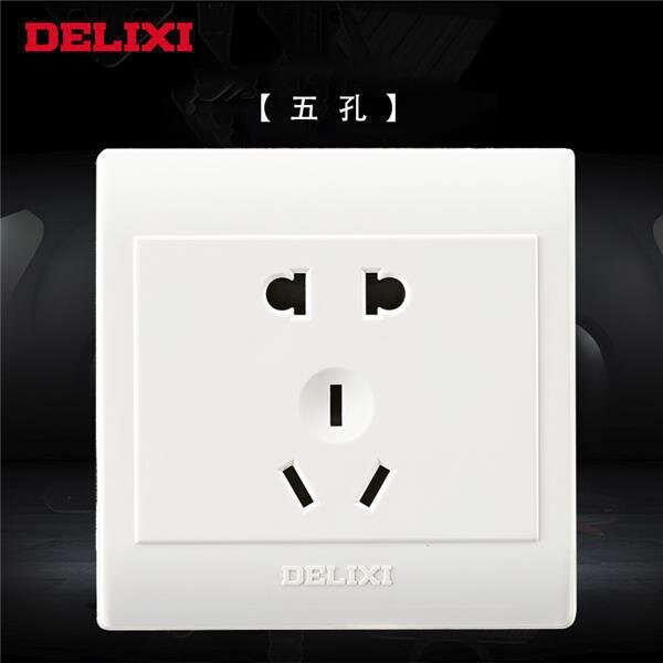 Панель розеток с открытым монтажом, бытовая стена, ультратонкая розетка с открытым проводом 86 типа, одно отверстие,