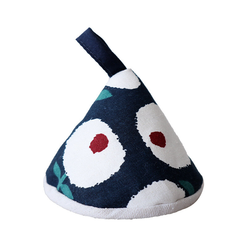 Крышка для кастрюли в японском стиле, трехслойная крышка для кухни, тканевая теплоизоляция, крышка для ручки кастрюли, крышка для жаропрочной кастрюли, антиожоговая крышка