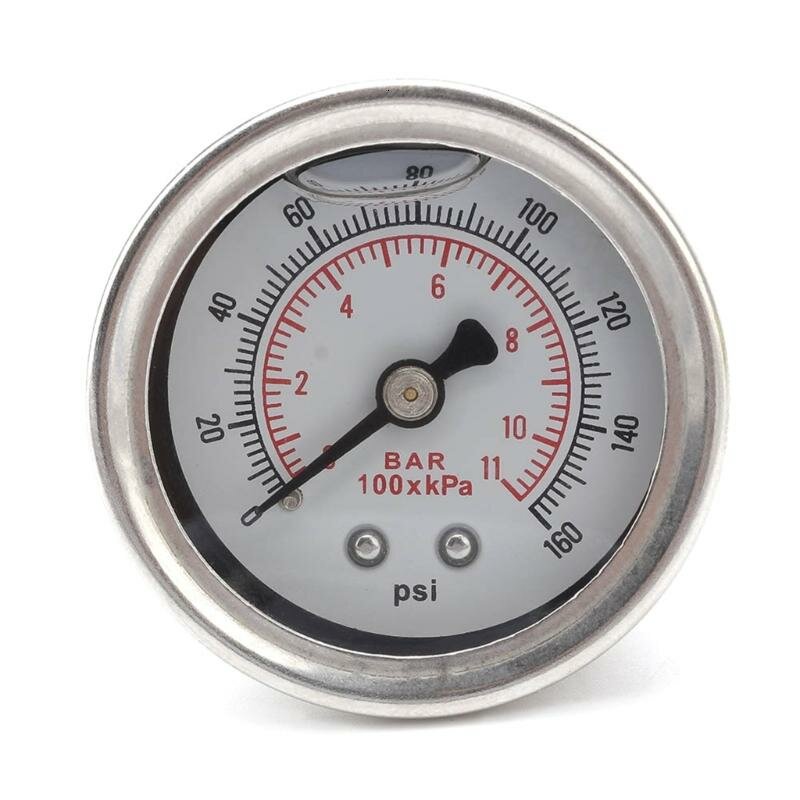 Манометр давления масла 0-160 psi, резьба 1/8 дюйма