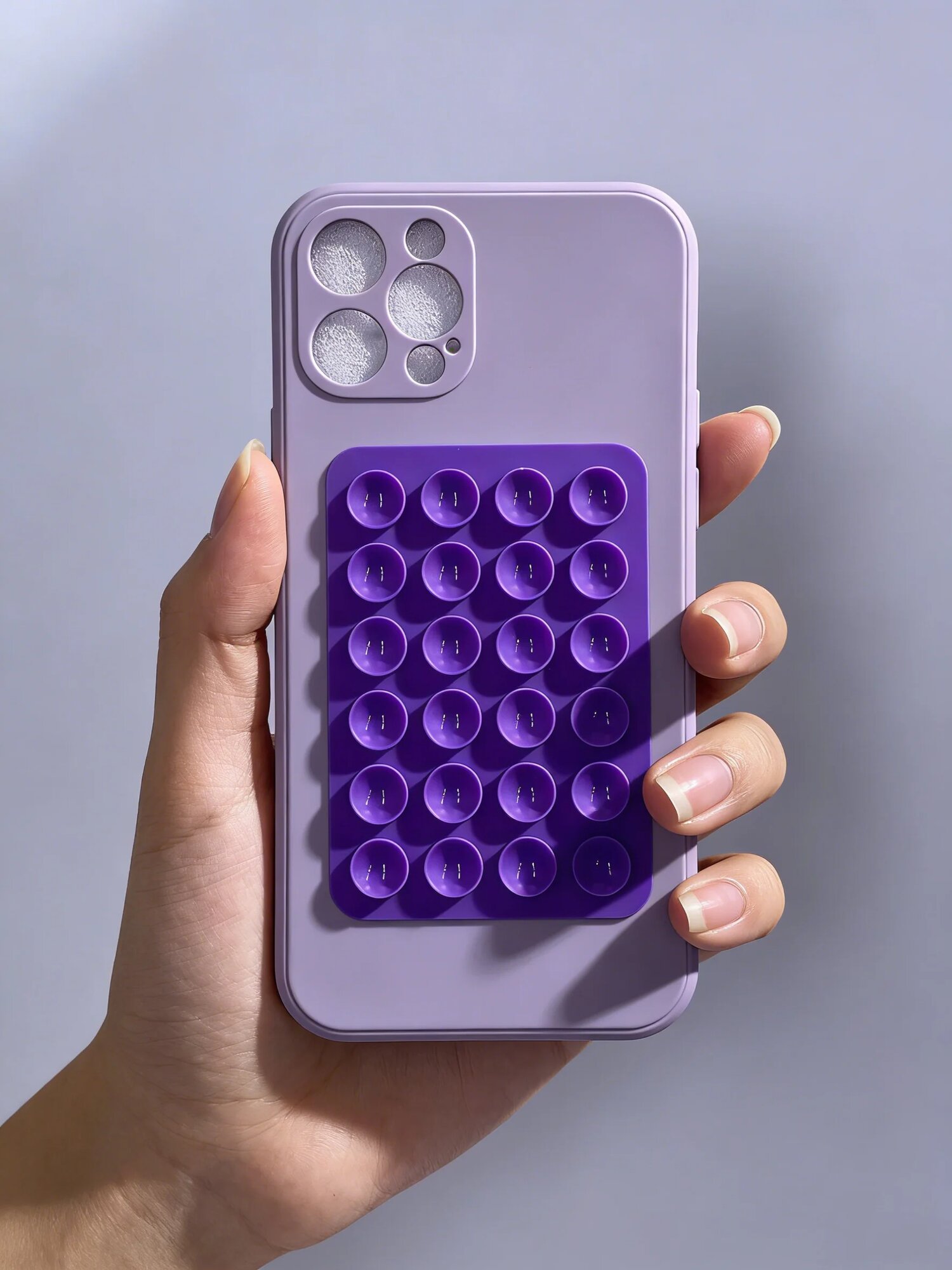 Чехол для Galaxy S22 Purple с Pop It