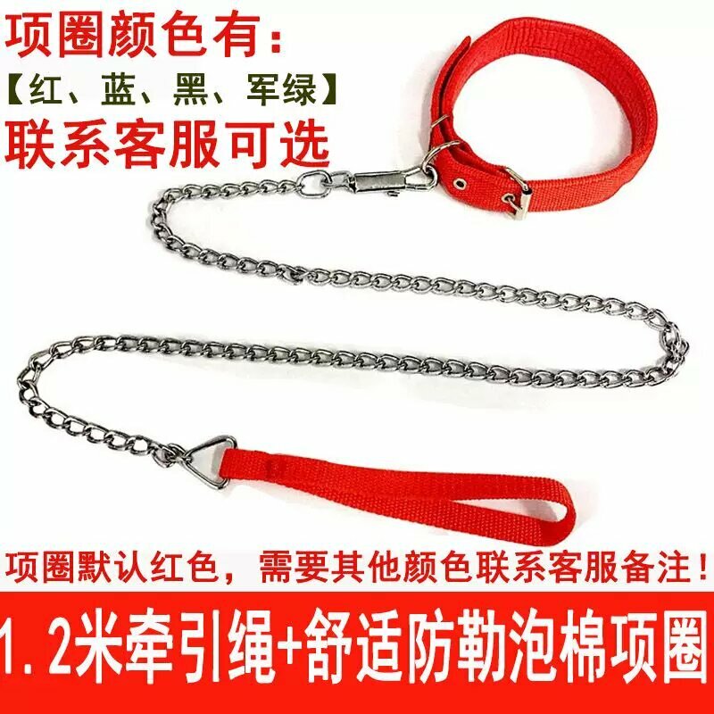 Поводок для собак, железная цепочка, Тедди, Золотистый ретривер, прогулочная веревка для собак, цепочка для маленьких,