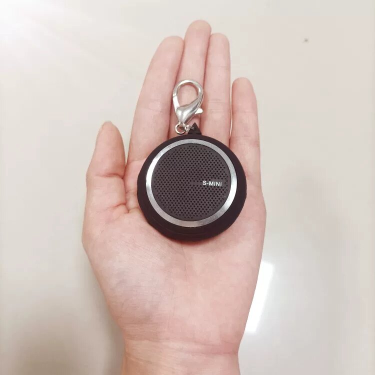 Беспроводной Bluetooth-динамик на шее с 8 ГБ картой памяти и картридером, черный