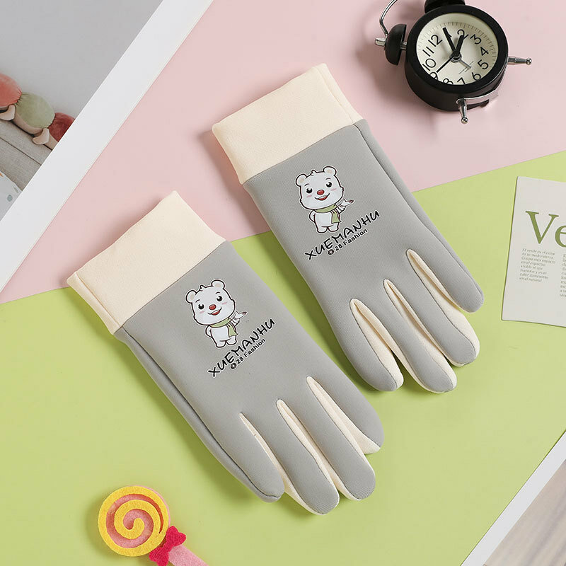 2026 Новейшие детские перчатки с мультяшным дизайном, светящиеся, для активного отдыха на улице, теплые зимние перчатки для игры в снег, ветроустойчивые, водонепроницаемые, перчатки для мальчиков и девочек начальной школы