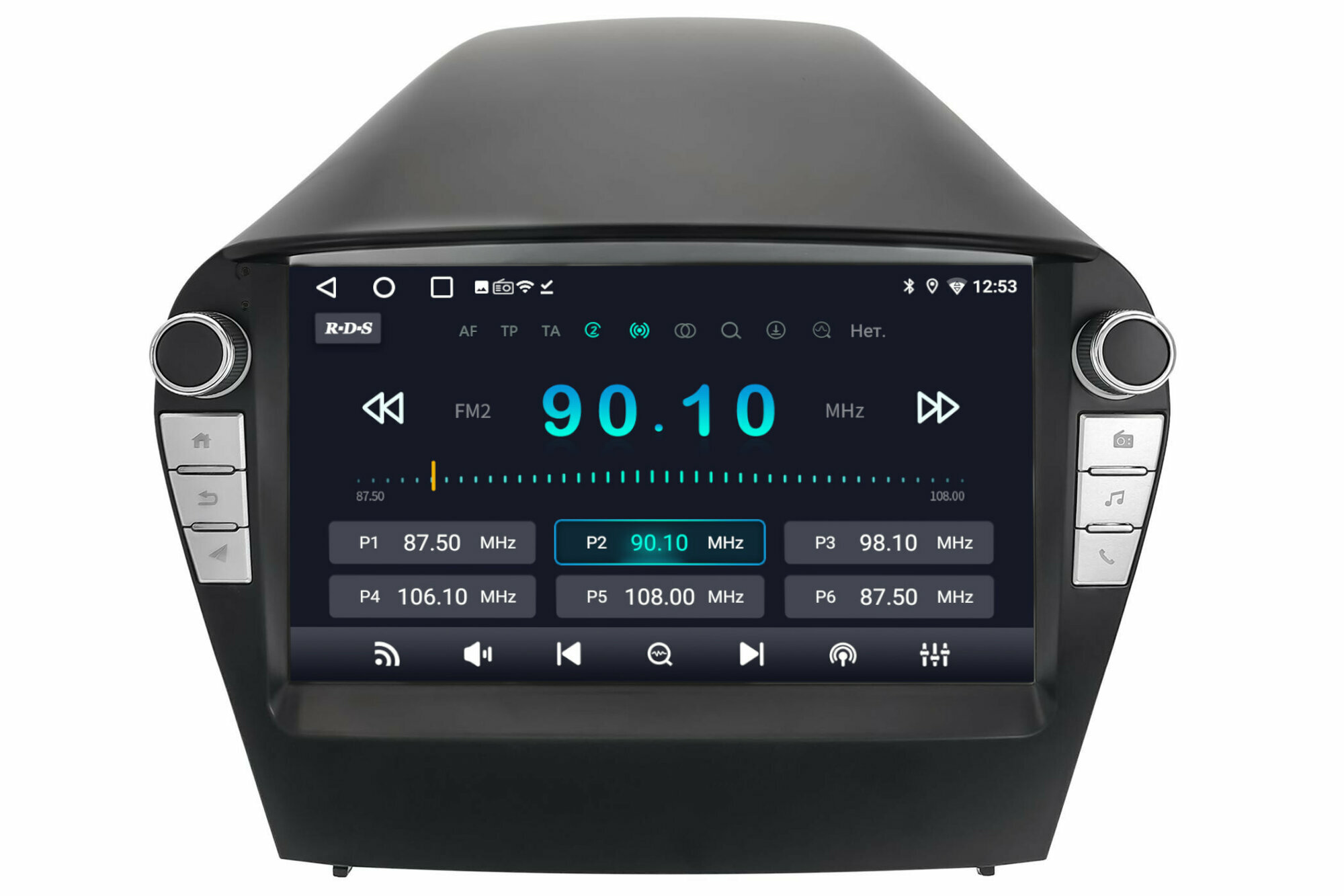 Магнитола Hyundai ix35, Tucson 2009 - 2015 для авто без камеры / 9 дюймов, 4/32GB, 8 ядер, DSP, 4G, Android 10 / Wide Media