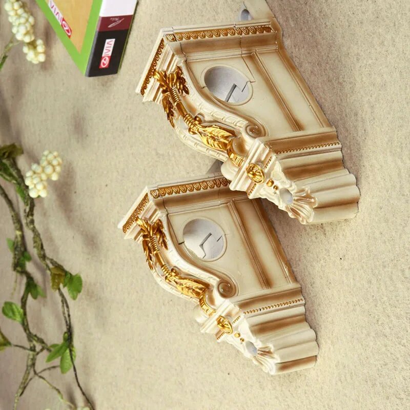 Держатели для римских штор из железа 2 штуки White, Single Hole 28 mm