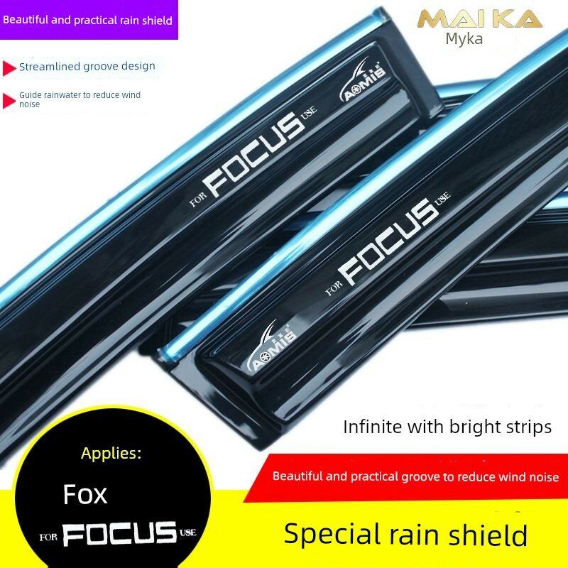 Дефлекторы окон Ford Focus (хэтчбек/седан), защита от дождя, внешние аксессуары для тюнинга, классические декоративные