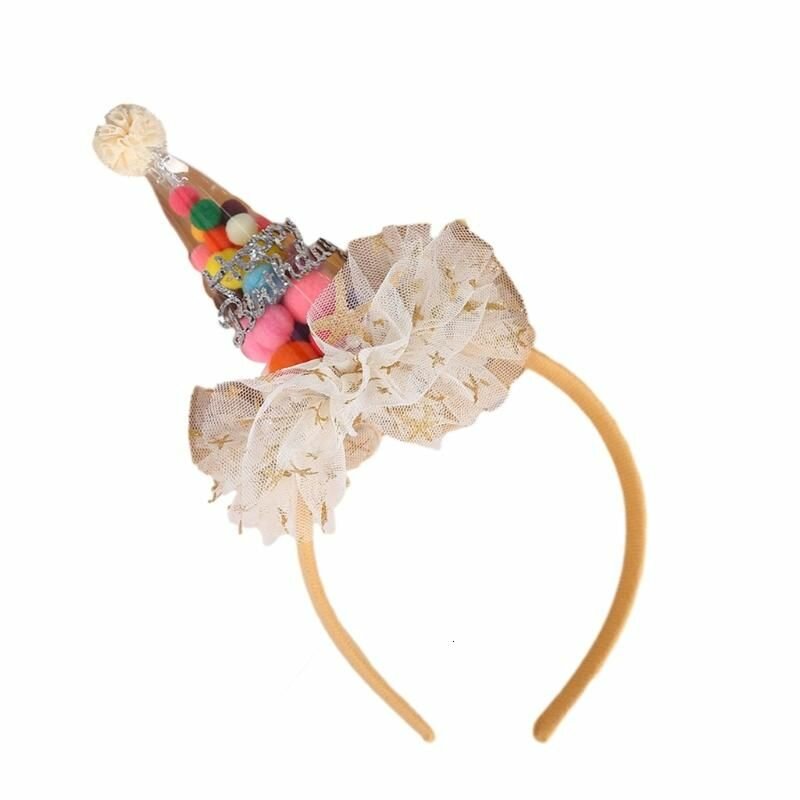 Радужный ободок для дня рождения, карнавальная вечеринка, праздничный головной убор, Белый