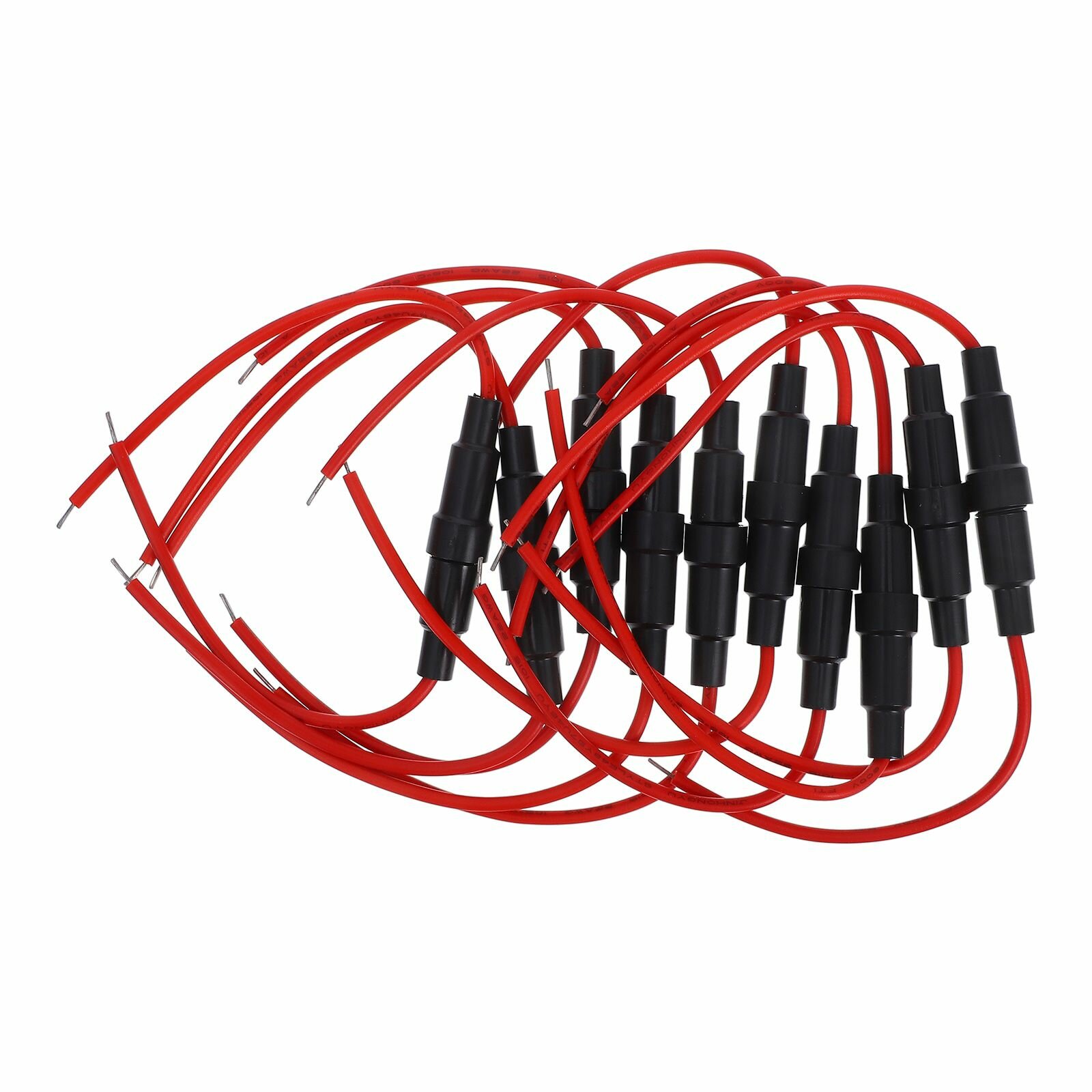 Комплект предохранителей с винтовым креплением из пластика и железа для машин, 10 шт