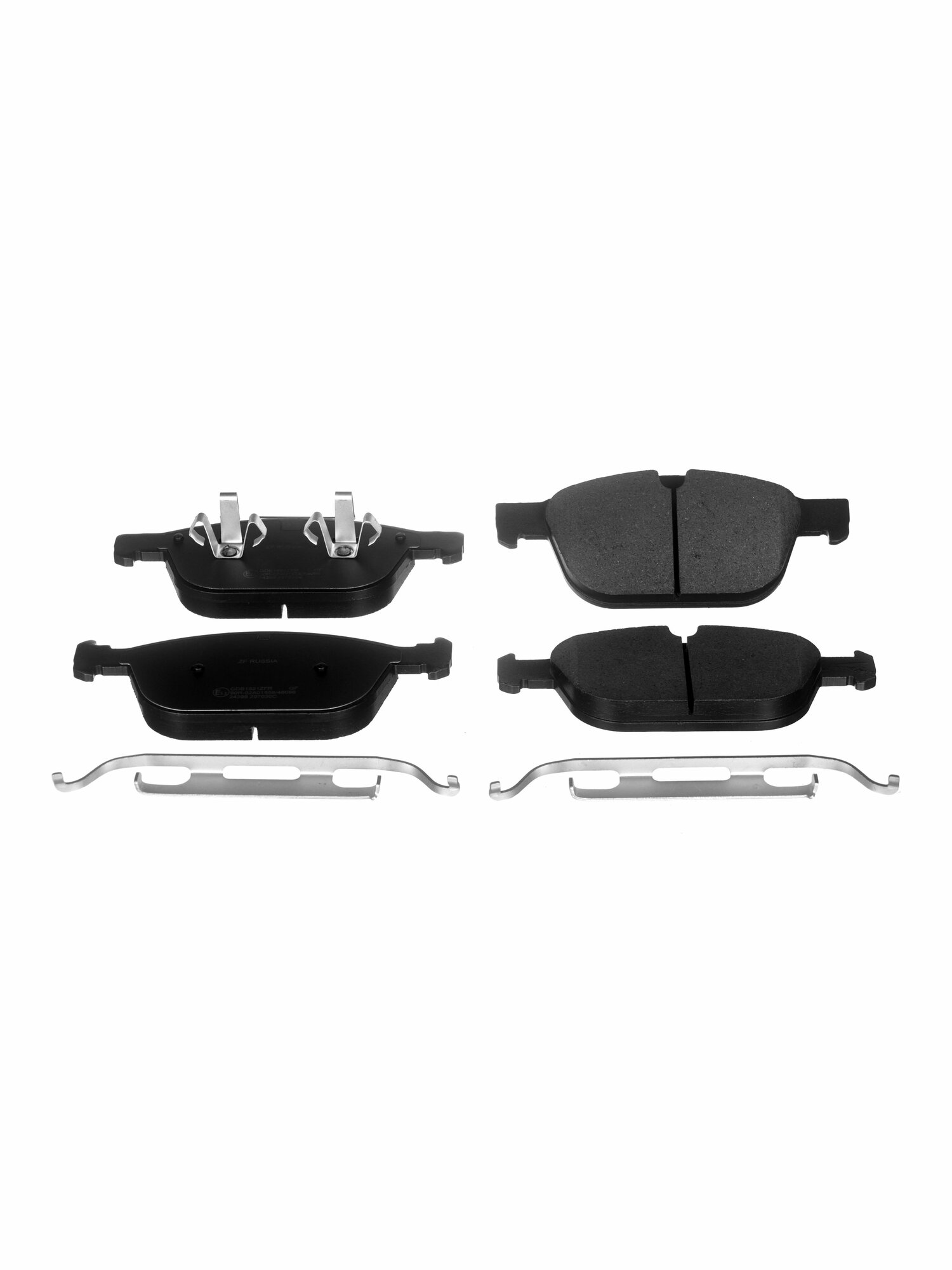 Колодки тормозные дисковые передние ZF RUSSIA (GDB1821ZFR)