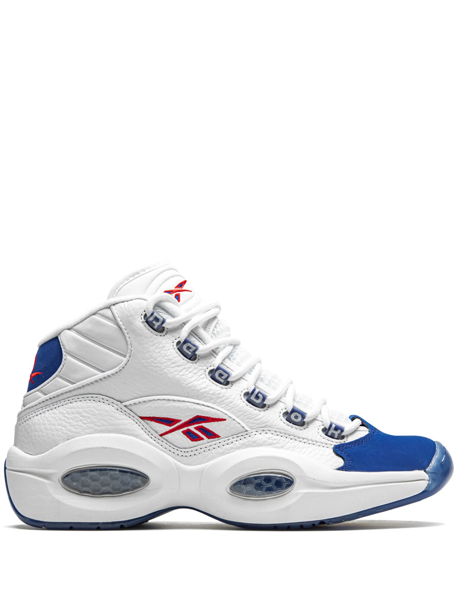 Кроссовки Reebok Question Mid, размер 7 US, серебристый