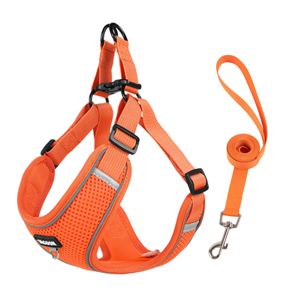 Поводок для питомца, нагрудный ремень для щенка, корги, французский бульдог, померанский шпиц, прогулочный поводок, светоотражающий, анти-уход, поводок для собаки, уличный нагрудный ремень для собак