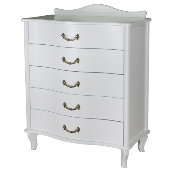 Комод Мебелик Джульетта молочный дуб