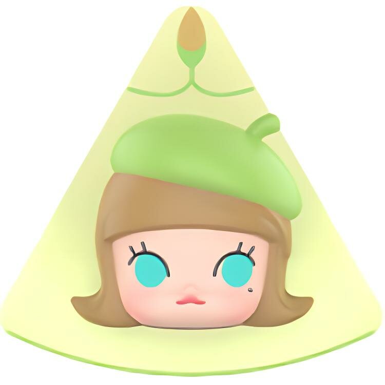 Коллекционные фигурки унисекс POP MART Fruit Patchwork Bubbles, Confirmed-Molly Green Apple Cut (Open)