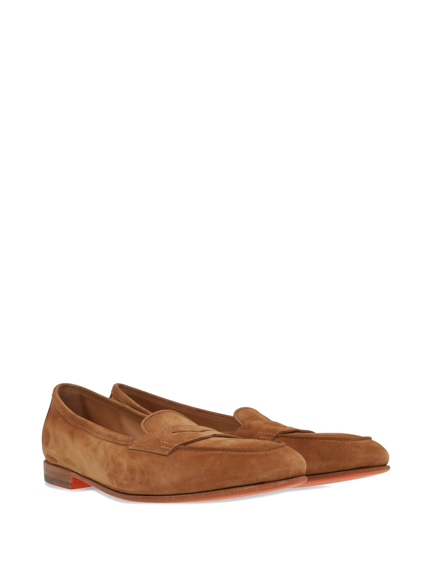 Лоферы Santoni Penny loafers, размер 39.5, brown — фото 1