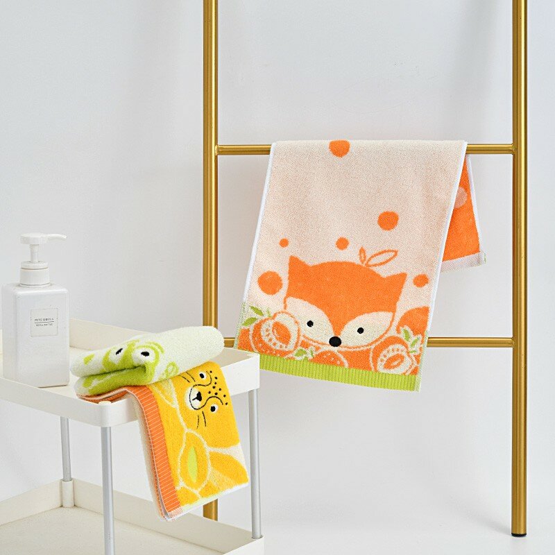 Grace Towel And Home Textile, Xinjiang Cotton Face Towel, Pure Cotton Children's Small Towel, Three-Pack, 48g/piece, 50*25cm