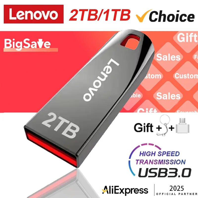 Lenovo флэш-накопитель USB 3.0 1TB White