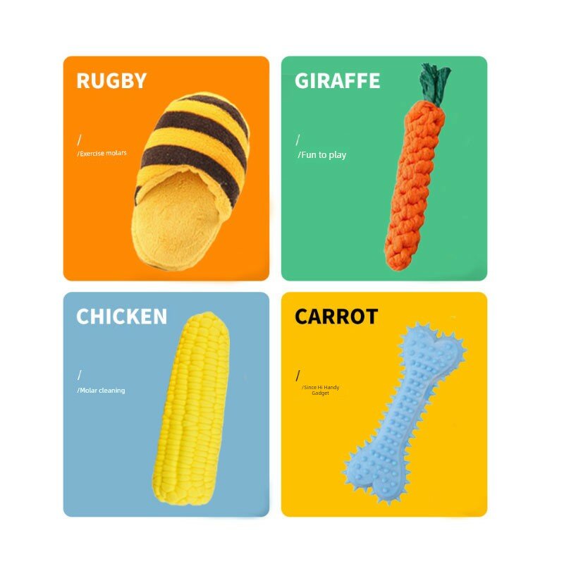 Набор игрушек для доберманов, устойчивый к укусам пищащий мяч, игрушка для прорезывания зубов для собак, для щенков и