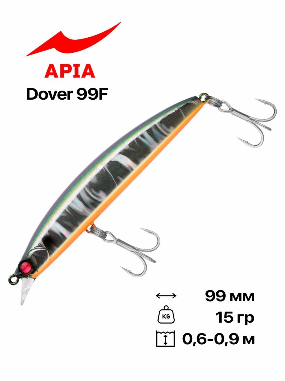 Воблер Apia Dover 99F, 99 мм, 15 гр, #07
