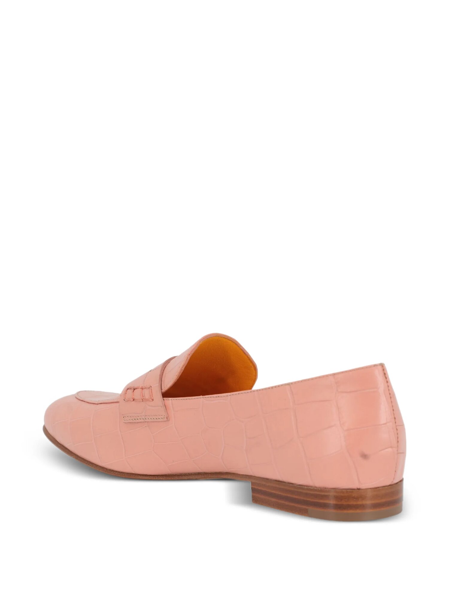 Лоферы Madison Maison Croc-effect loafers, размер 36,5, pink — фото 1