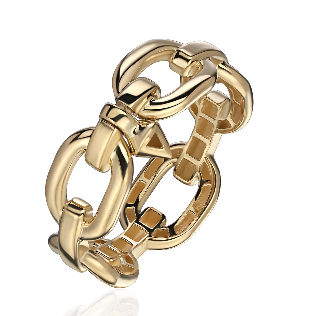 Кольцо, желтое золото, 375 проба