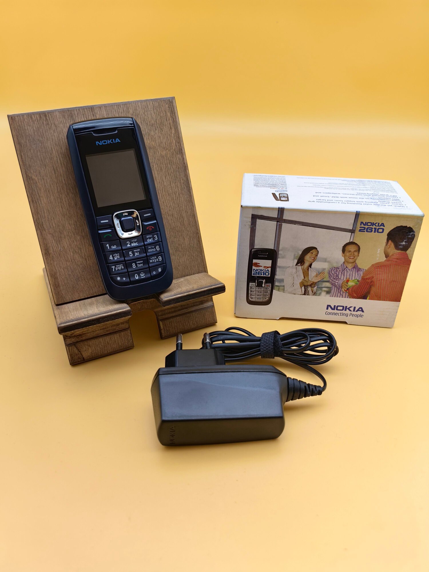 Мобильный раритетный кнопочный телефон Nokia 2610, Темно-синий