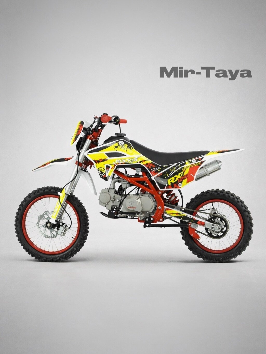 Питбайк ROCKOT BASIC 125E Jokester 2.0 (механическое сцепление, электростартер, 17/14)