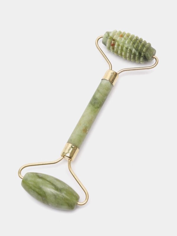 Массажер для лица, нефритовый