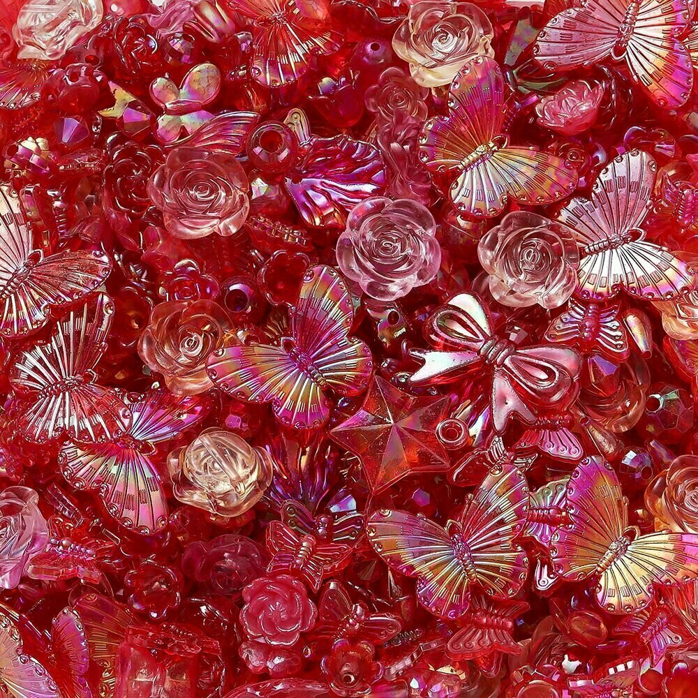 Смешанный бисер Бисер Стеклянный, подарочный Набор Для Творчества И Создания Украшений 30 г=v=