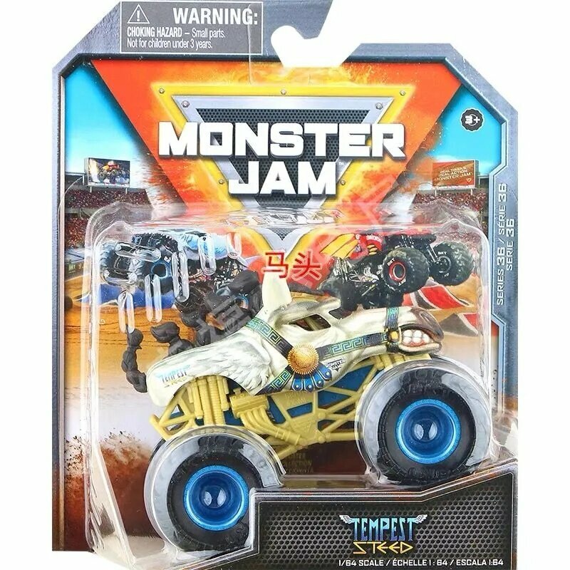 Машинка Spin Master Monster Jam Монстр Трак Мультяшный Aвтомобиль, новая модель, подарок