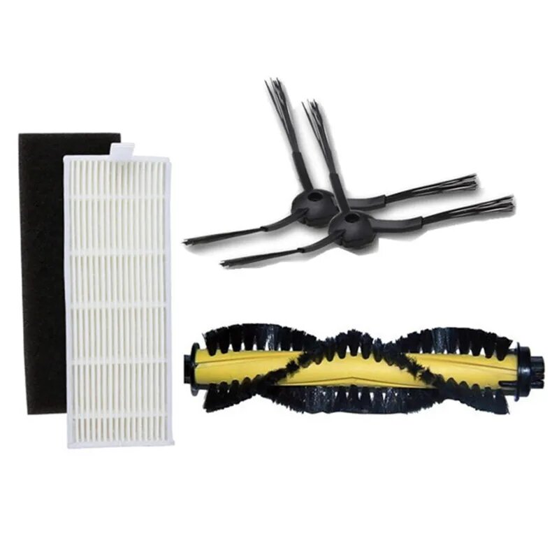 Основная щетка HEPA-фильтр Боковая щетка для kitfort KT-519 kt519 Запчасти для робота-пылесоса Аксессуары