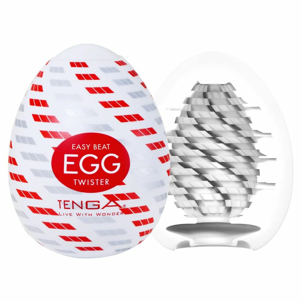 Одноразовый Мастурбатор-яйцо Tenga EGG Twister (EGG-R04), белый