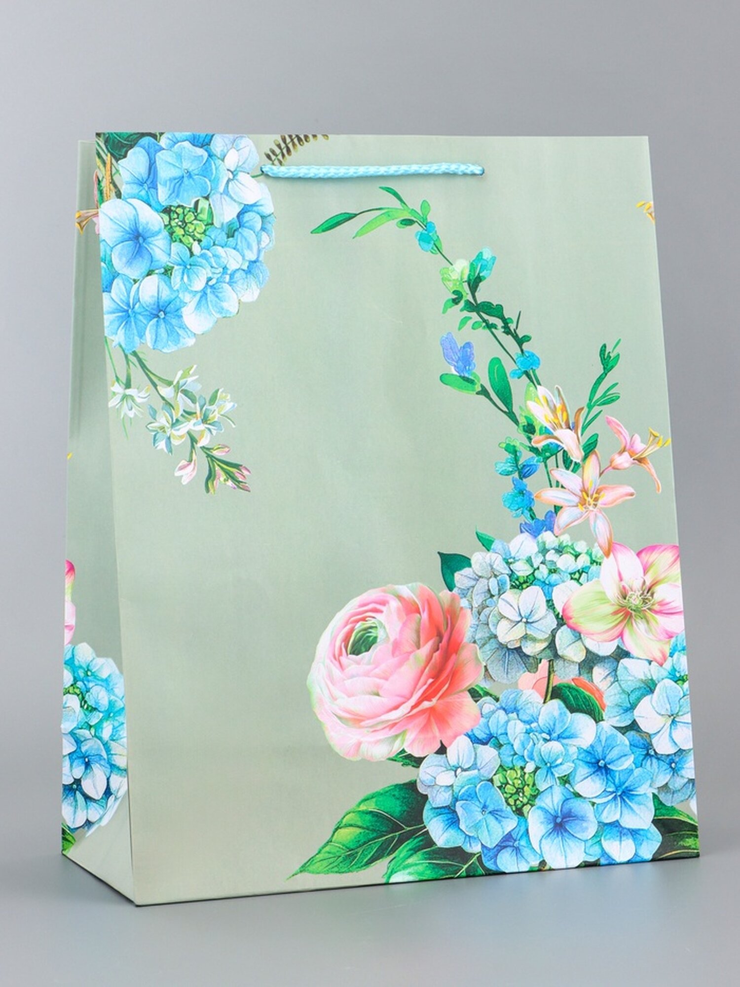 Пакет подарочный ламинированный, "гаромния цветов" 26 х 12 х 32 см 10961837